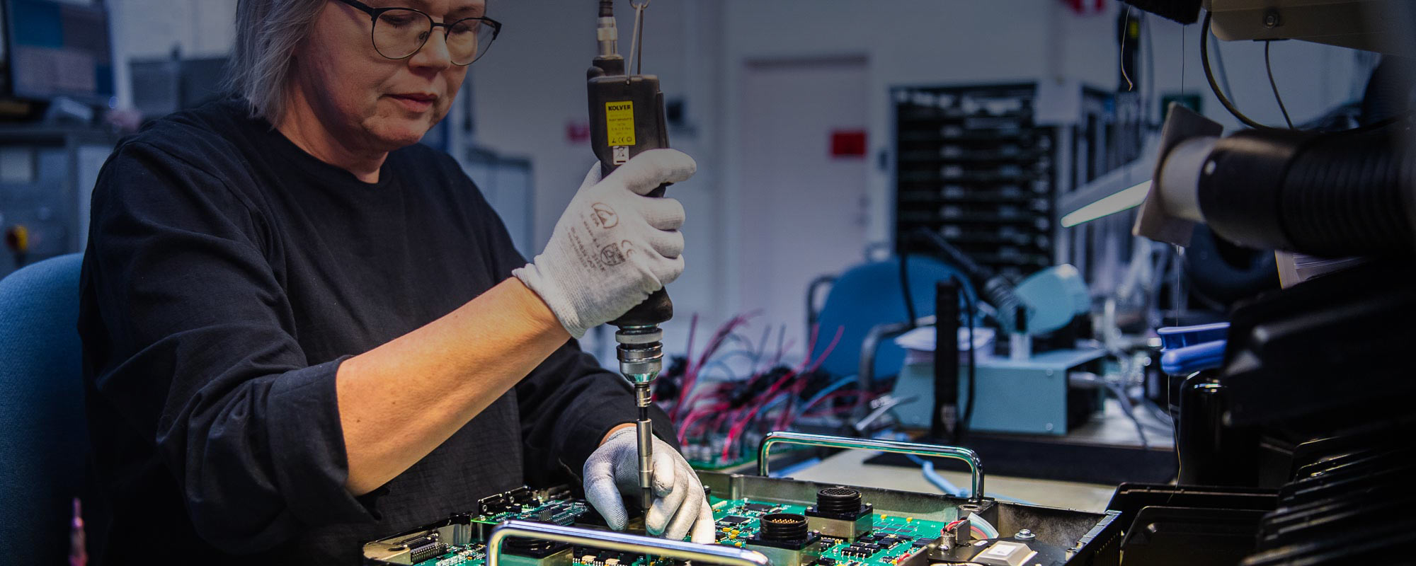 Electronics manufacturing at our top modern production sites